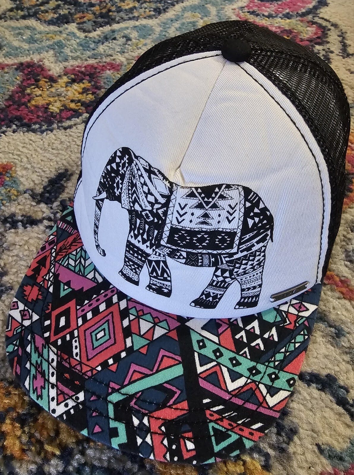 Empyre Cap Snapback Elephant Aztec Design hat | eBay