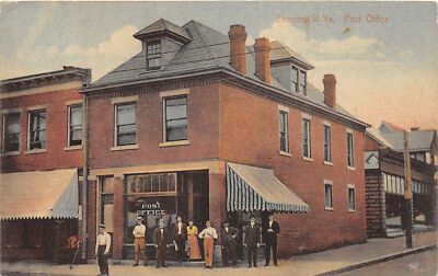 J68/ Chester West Virginia Postcard c1910 U.S. Post Office Building 312 ...