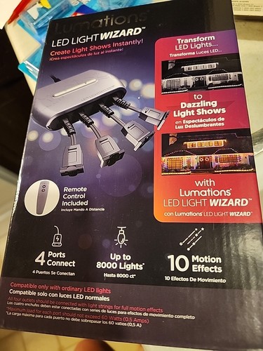 Luminations LED LIGHTWIZARD 4 Ports with Remote, BRAND NEW IN BOX | eBay