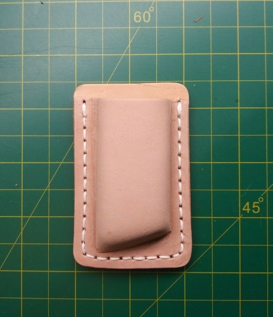 J&J PREMIUM LEATHER 380 MAGAZINE POCKET / BELT LOOP HOLDER CARRIER ...