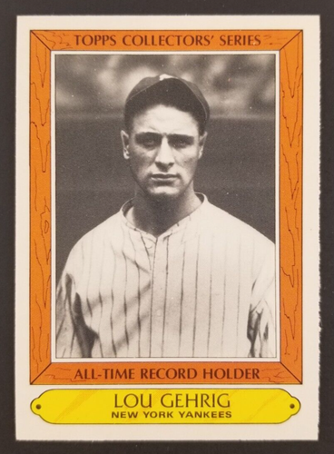 Lou Gehrig 1985 Topps Record Holder Baseball Card #14 (NM) | eBay