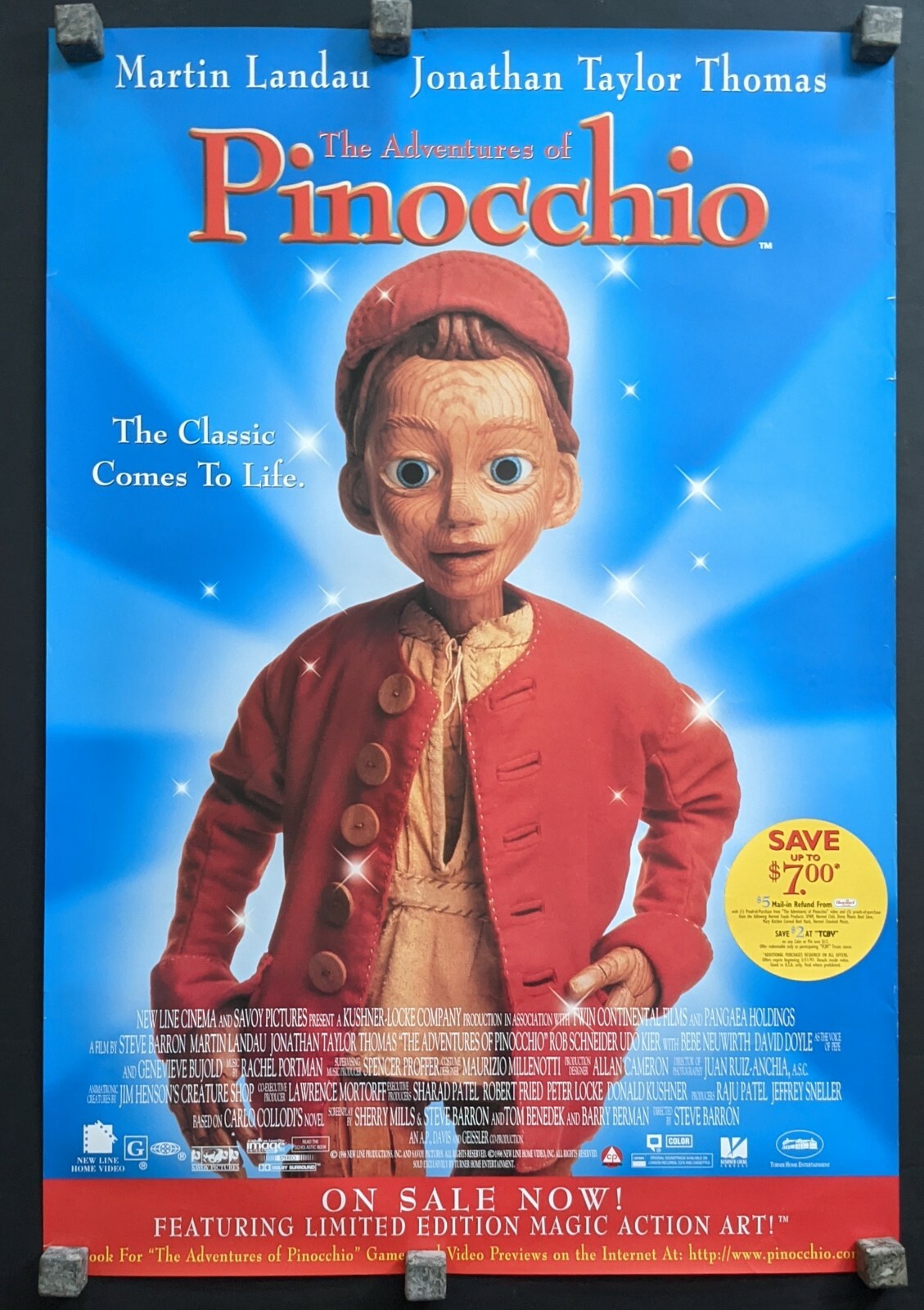 The Adventures Of Pinocchio 1996