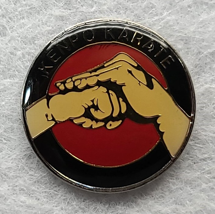 Kenpo genuine Karate Hat Lapel Jacket Enamel