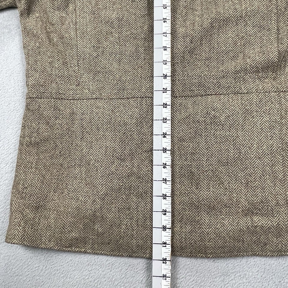 Vintage Orvis Wool Tweed Herringbone Blazer Jacket Men’s Large Elbow ...