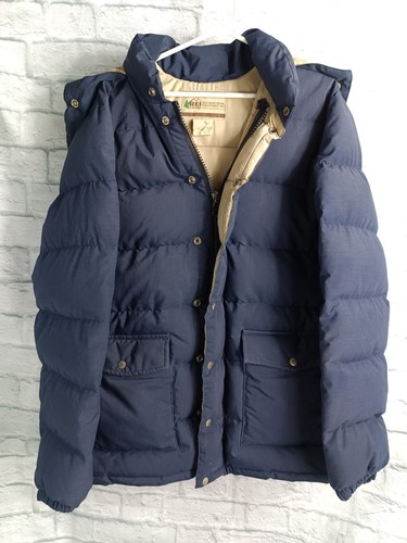 Vintage REI Jacket Mens Large Goose Down Insulated Parka Puffer Coat ...