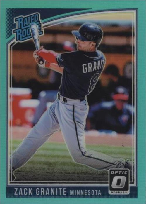 2018 Panini Donruss Optic - Rated Rookie Zack Granite #62 Aqua Prizm ...