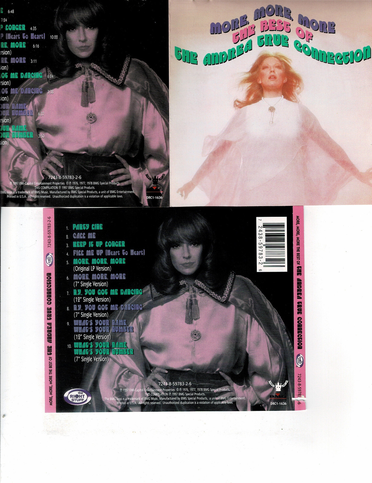 ANDREA TRUE CONNECTION - MORE MORE MORE: BEST OF (CD 1997) **10 TRACKS ...