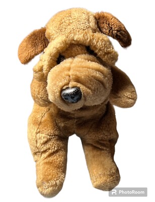 Vintage Plush Puppy 1986 Raffoler Brown Stuffed Animal Toy 80s Droopy ...