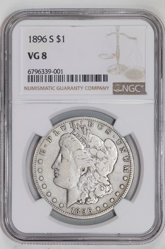1896-S MORGAN DOLLAR NGC VG8 | eBay
