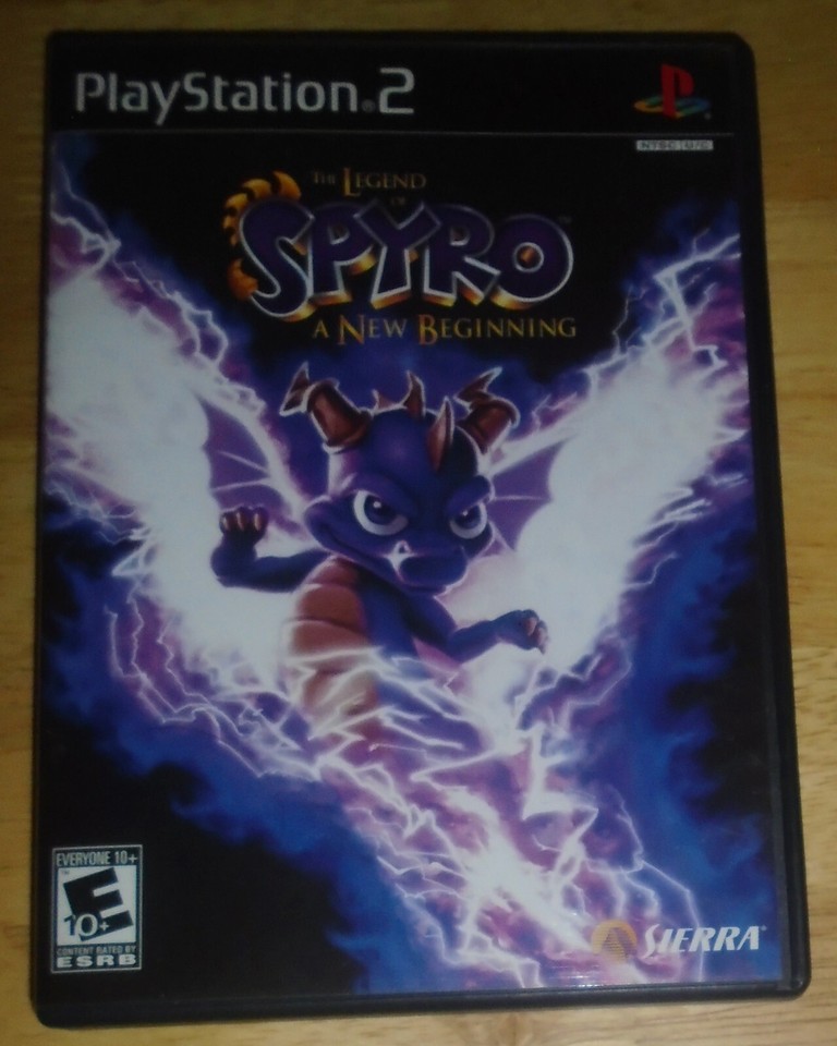 Sony PlayStation 2 PS2 Spyro A New Beginning w/Manual, Artwork, OG Case ...
