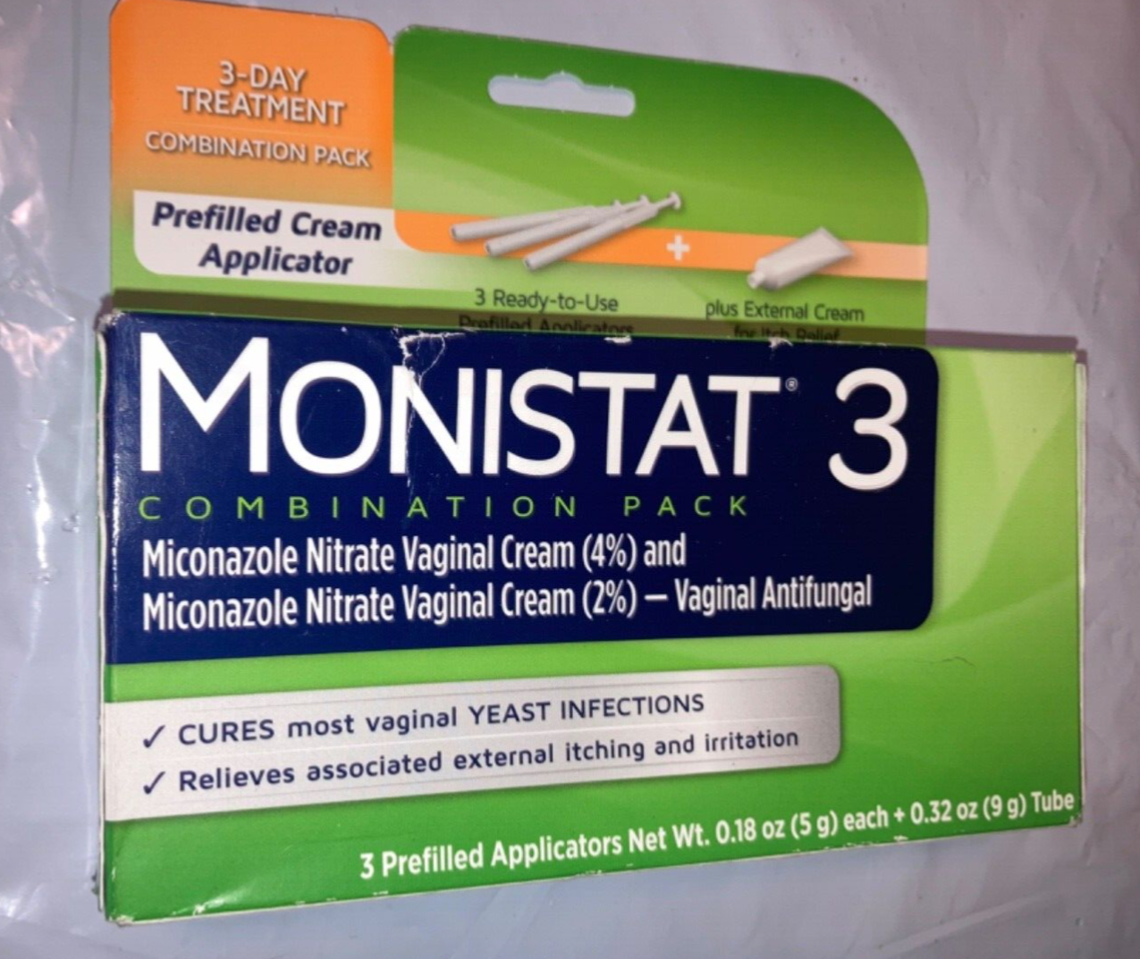 MONISTAT 3 Cream Combo Pack | eBay