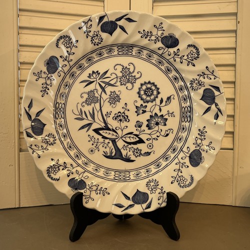 Johnson Brothers Blue Nordic Blue Onion Plate 9.75" Ironstone | eBay