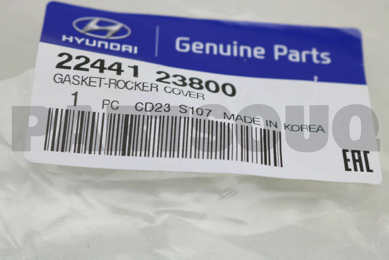 2244123800 Genuine Hyundai / KIA GASKET-ROCKER COVER | eBay