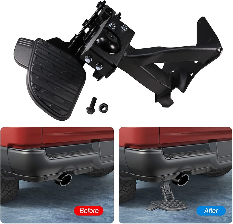 Rear Bed Step Retractable Bumper Step For Dodge RAM 1500 82215289AH ...