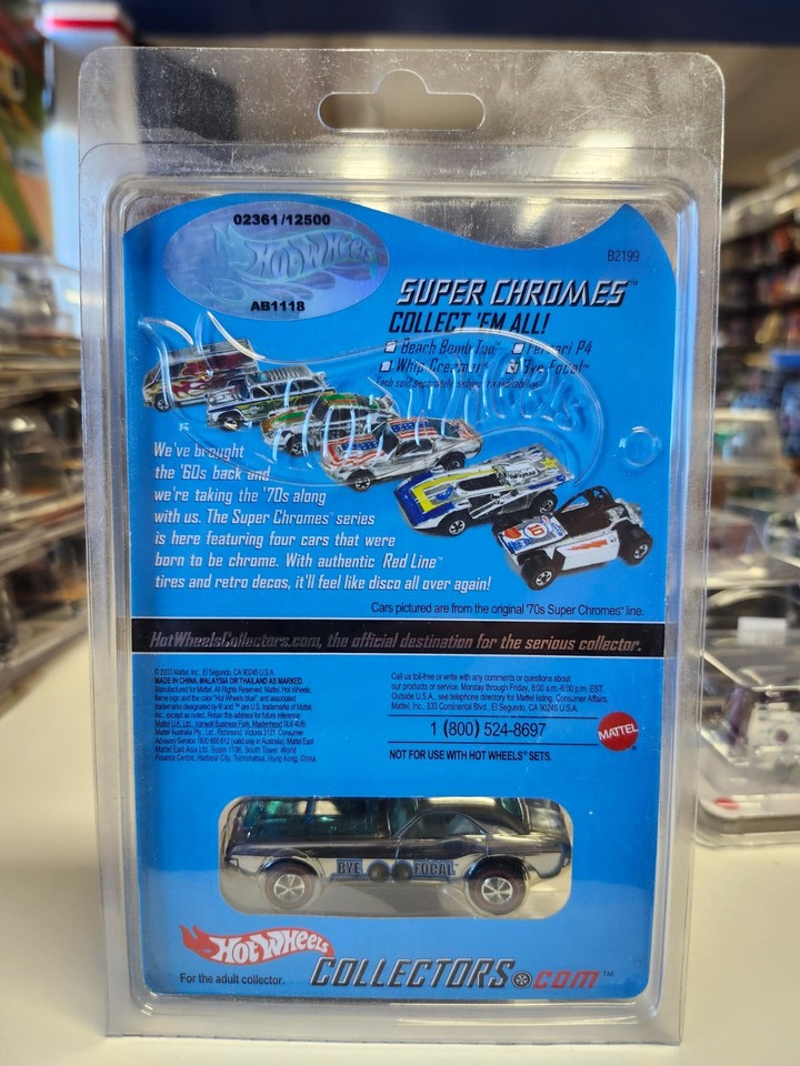 Hot Wheels Red Line Club Super Chromes #4/4 Bye Focal | eBay