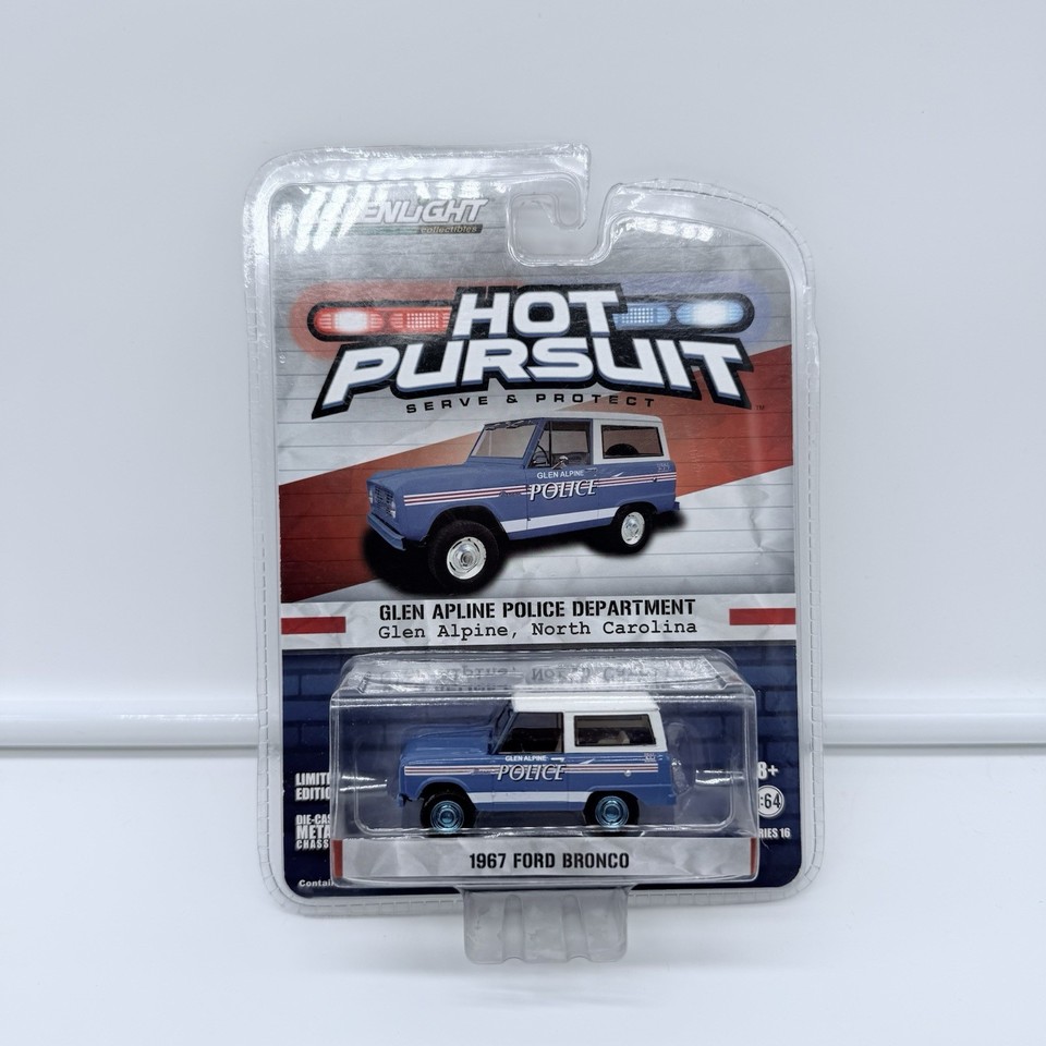 GreenLight Hot Pursuit CHASE Lot Rare Wheel Variations Ford Bronco ...