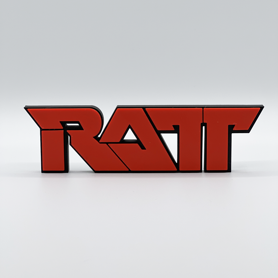 Ratt Display Sign 3D Printed Free Standing Collectible | eBay