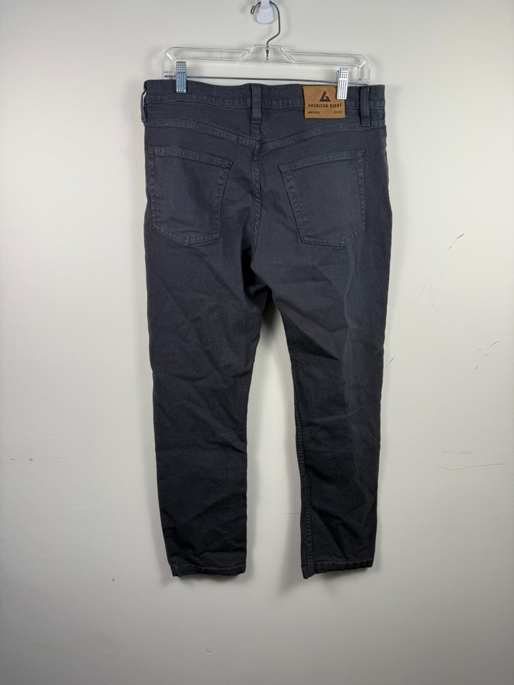 American Giant Roughneck Stretch Canvas Straight Leg Pants Gray 36x30 ...