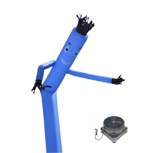 Blue 20ft Air Inflatable Dancing Wind Dancer Sky Puppet with 110V 750W ...