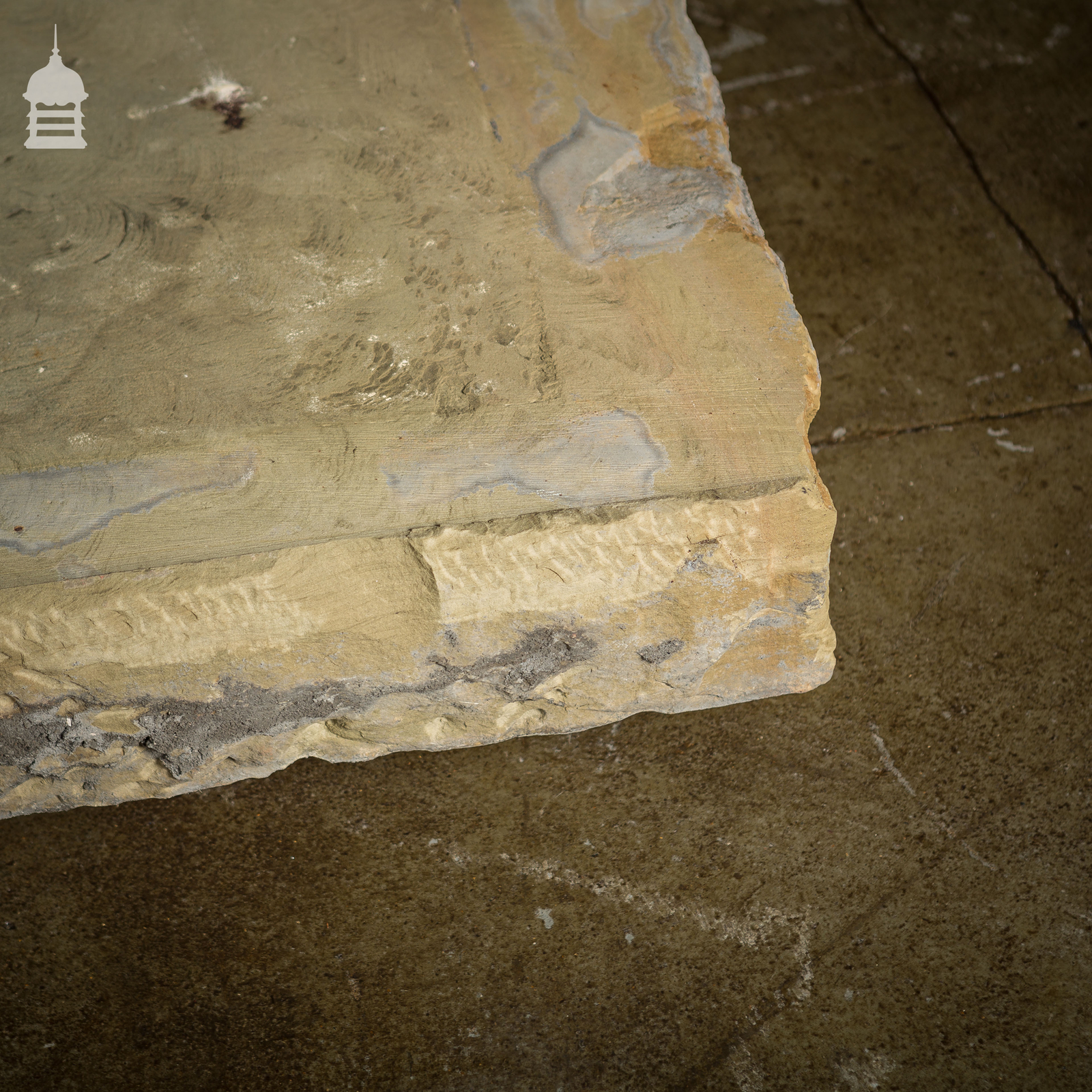 York Stone Slab, Enormous 3m x 1.3m Reclaimed Flag Stone – 2 Available ...