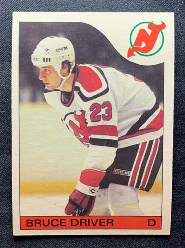 1985-86 O-Pee-Chee #127 Bruce Driver RC Devils | eBay