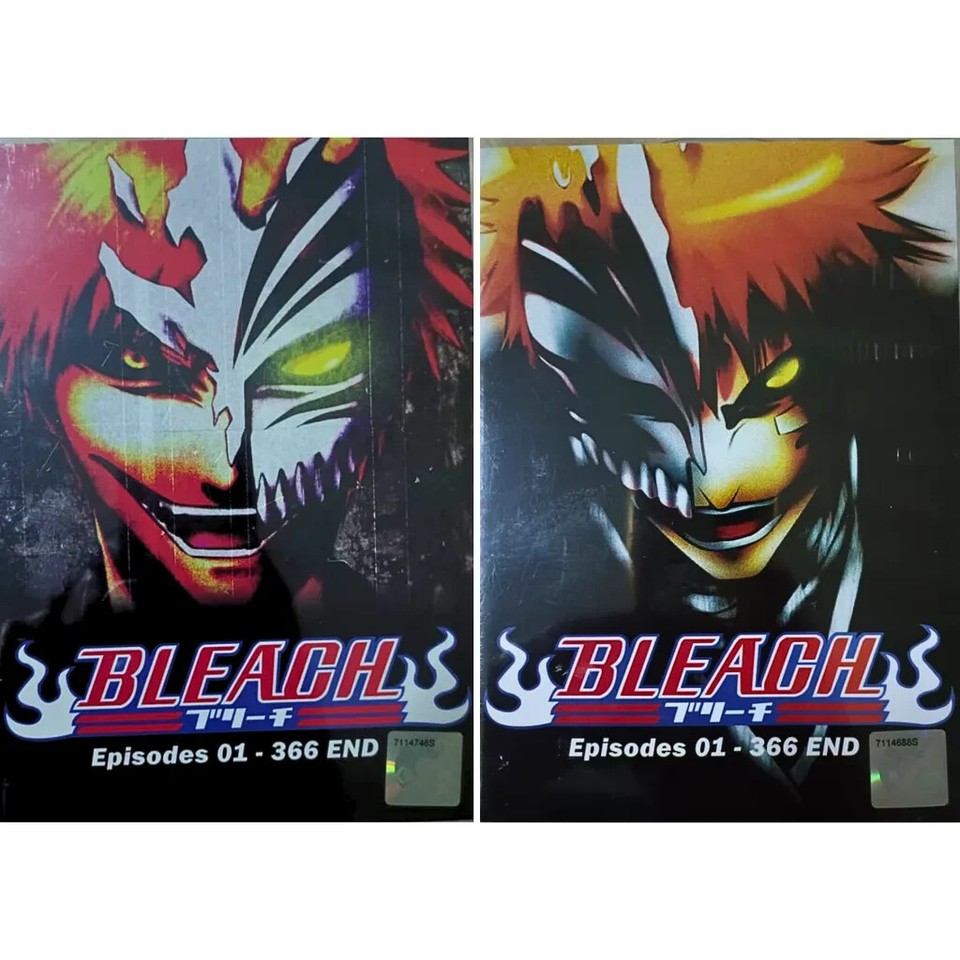 Bleach Complete Series (Vol.1-366 End + 4 Movies + 2SP) DVD English Dub ...