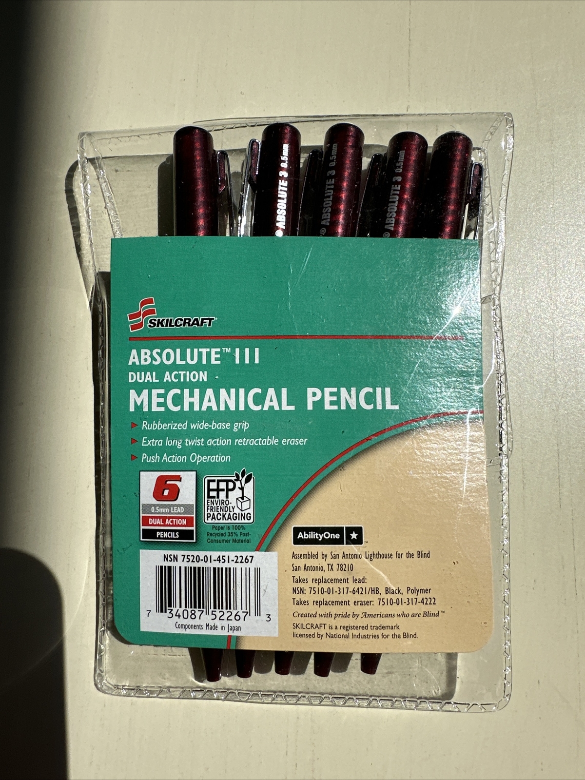 (5) Skilcraft Absolute 1 Mechanical Pencils | eBay