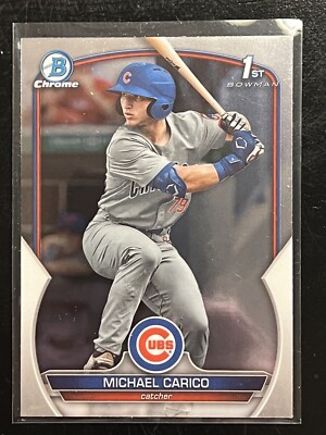 2023 Bowman Chrome Draft Michael Carico #BDC-170 1st Bowman Chicago ...