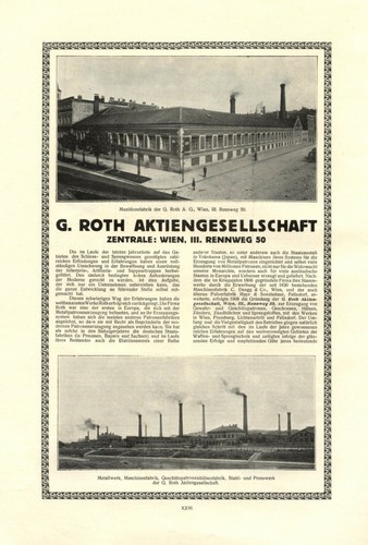 Ammuniton factory G. Roth XL 1914 ad German advertising army WW1 | eBay