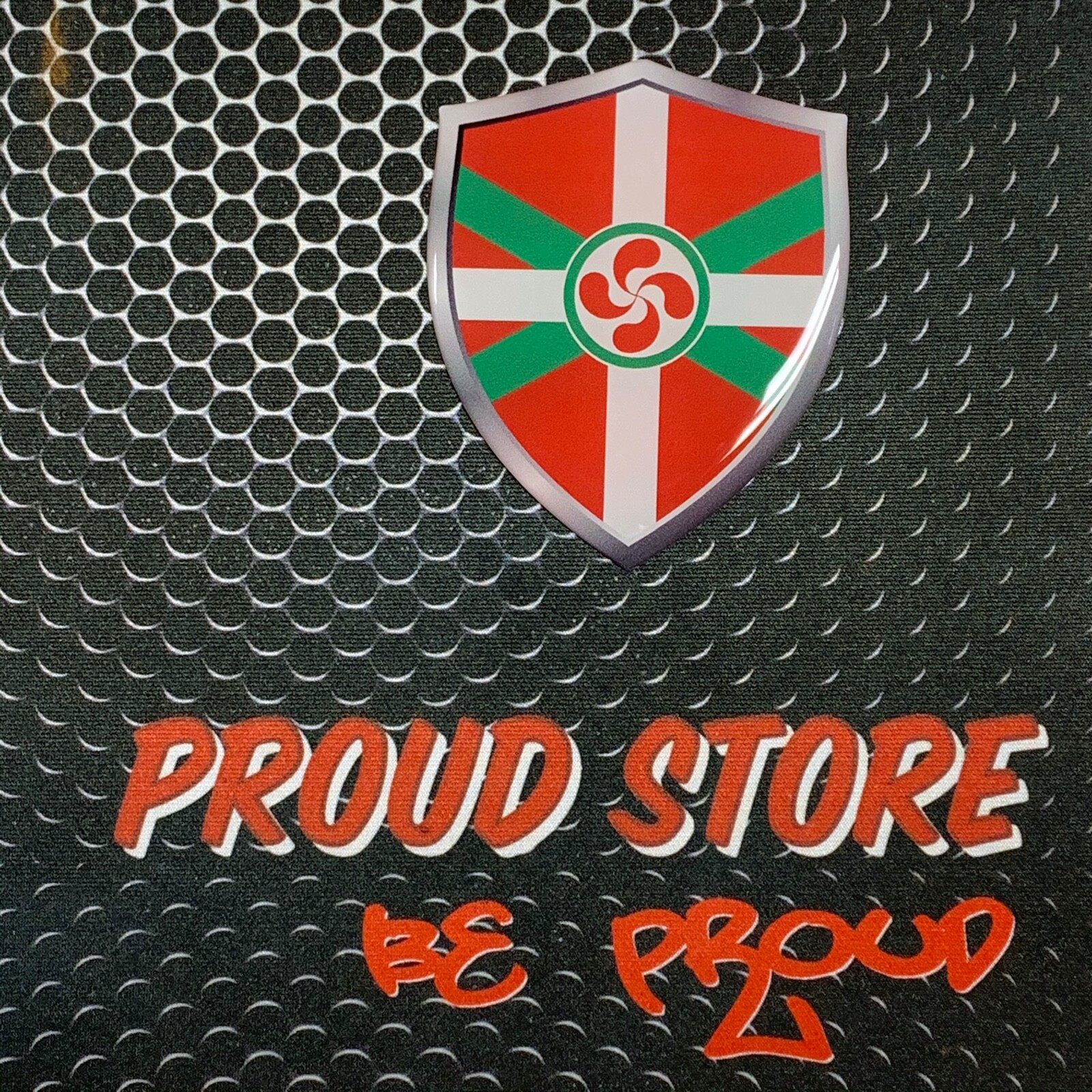 BASQUE Lauburu Shield Flag Proud Domed Decal Emblem Car Sticker 3D 2.4 ...
