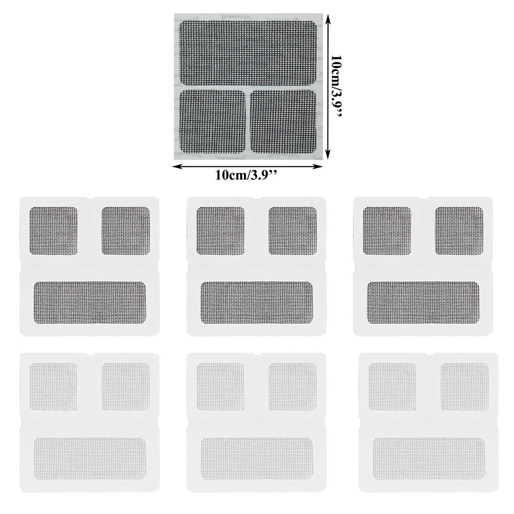 1/2/3 Window Screen Patch Stickers Mesh Broken Hole Repair Patches Door ...