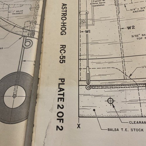 Vintage Sig Mfg Astro-Hog R/C Model Airplane Plans And Booklet Only. | eBay