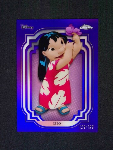 2024 Topps Chrome Disney Lilo Purple Refractor /199 | eBay