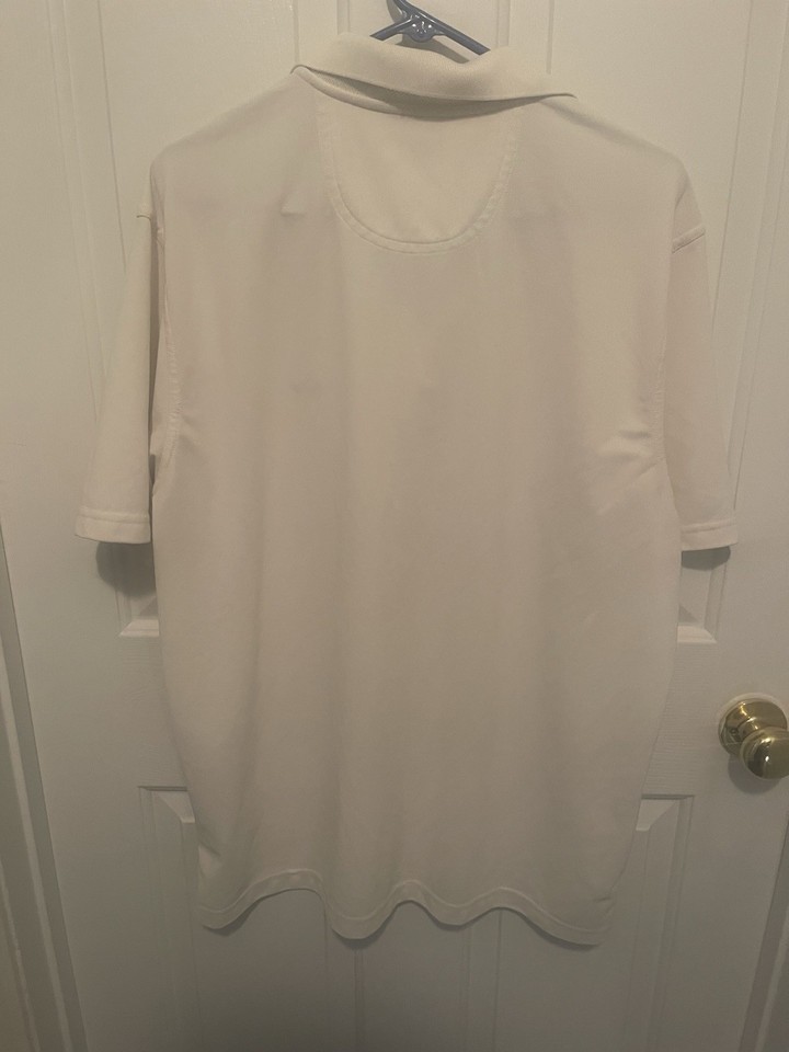 GREG NORMAN WHITE XL/TG GOLF SHIRT SHORT SLEEVE POLO | eBay