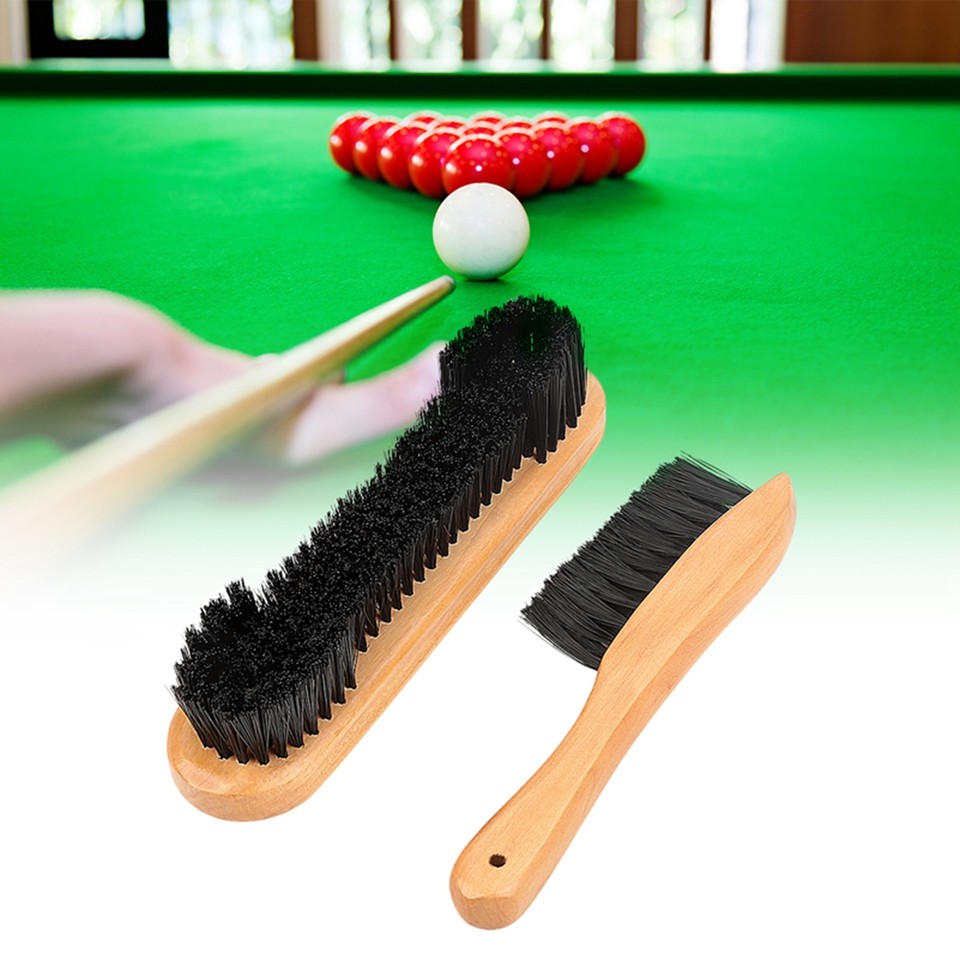 2pcs Pool Table Rail Brush Set For Billiards Cleaning Tool Kit 7P9V ...