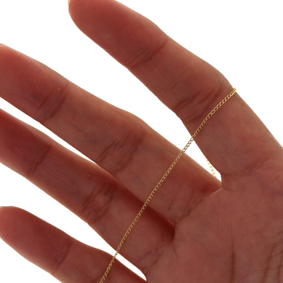 14kt Gold Filled, Curb Chain, Lightweight chain, 5 feet, Chain by the ...