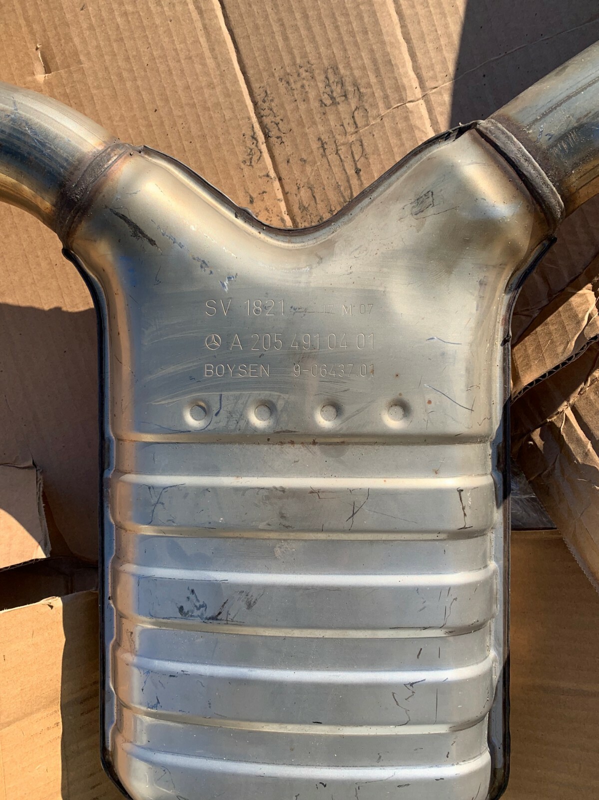 '15-'18 MERCEDES-BENZ C43 AMG W205 EXHAUST INTERMIDIATE/DOWNPIPE ...