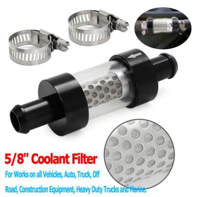 Inline Heater Core Coolant Filter & Inspection System For 5/8" Filter ...