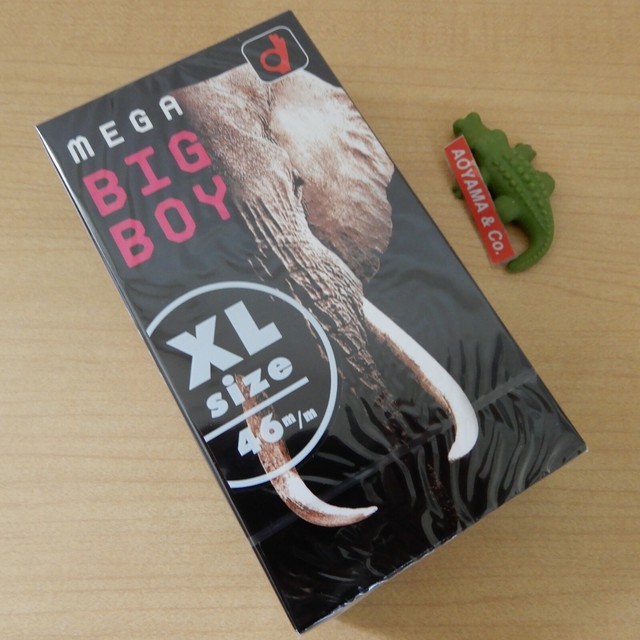 Okamoto Condoms Mega Big Boy 12pcs Size XL Large Diameter 46mm From ...
