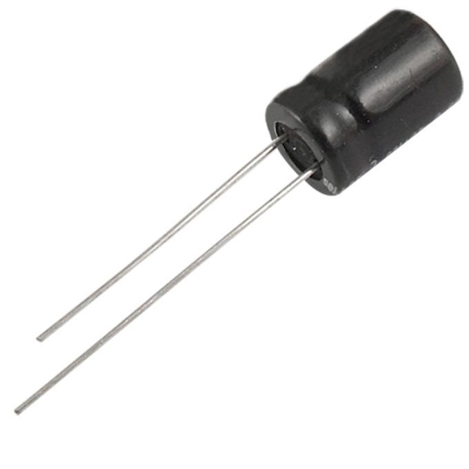 Pack of 10, 105C Electrolytic Capacitor 220uF 35V (220 mfd 35V) 20% ...