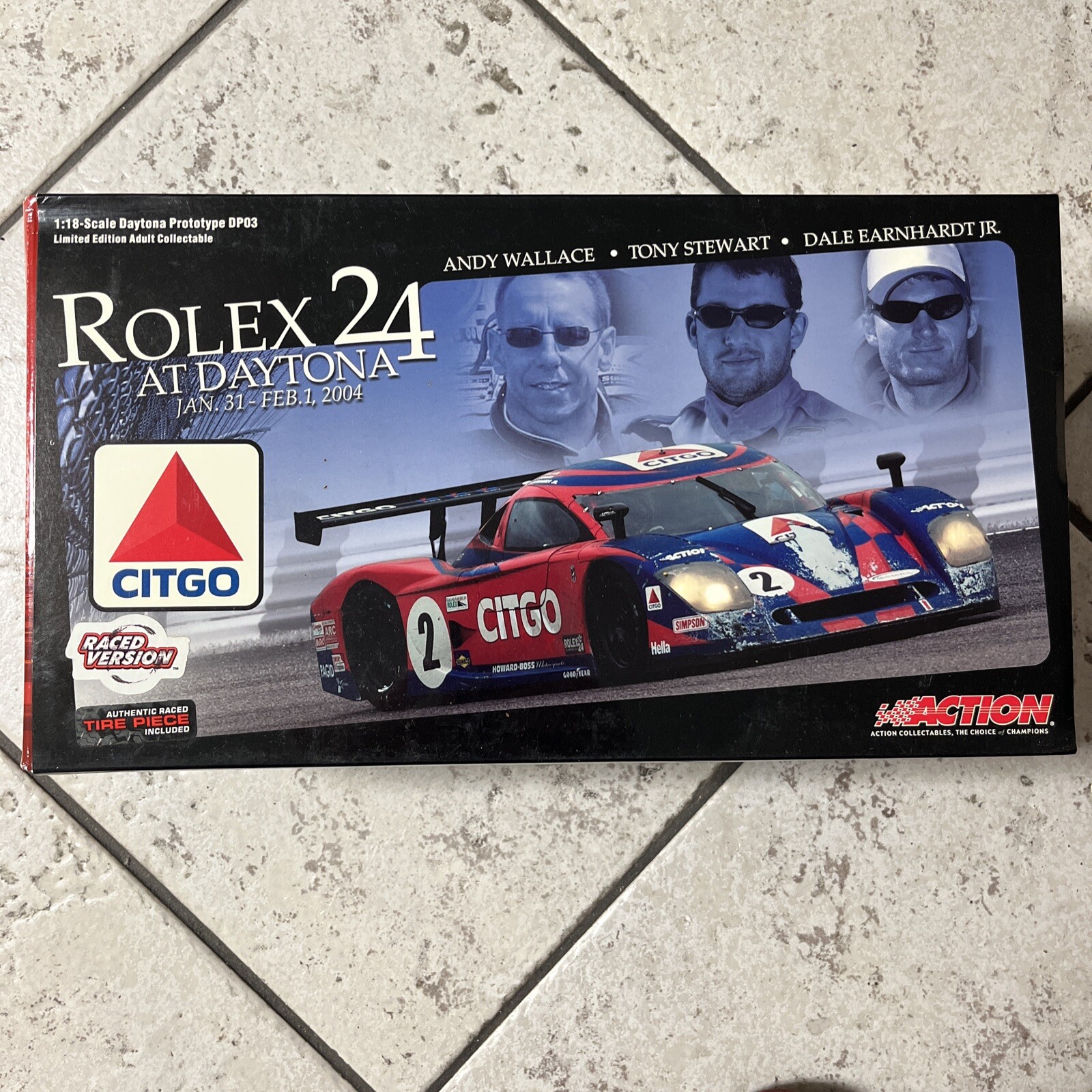 TONY STEWART ANDY WALLACE DALE JR. ROLEX 24 AT DAYTONA PROTOTYPE Rare 1 ...