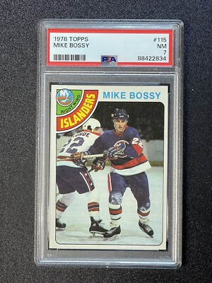 1978 Topps Mike Bossy Rookie Card PSA 7 Near Mint | eBay