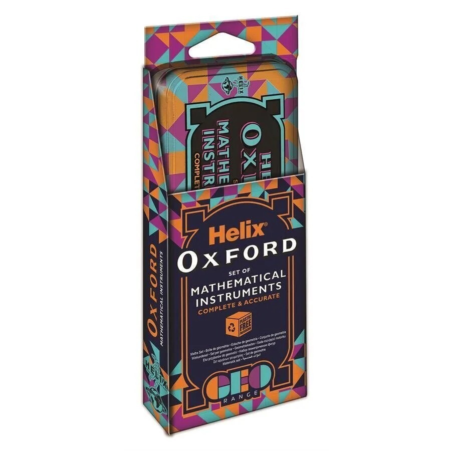 Helix Oxford Set Of Mathematical Instruments Compass Pencil Ruler ...