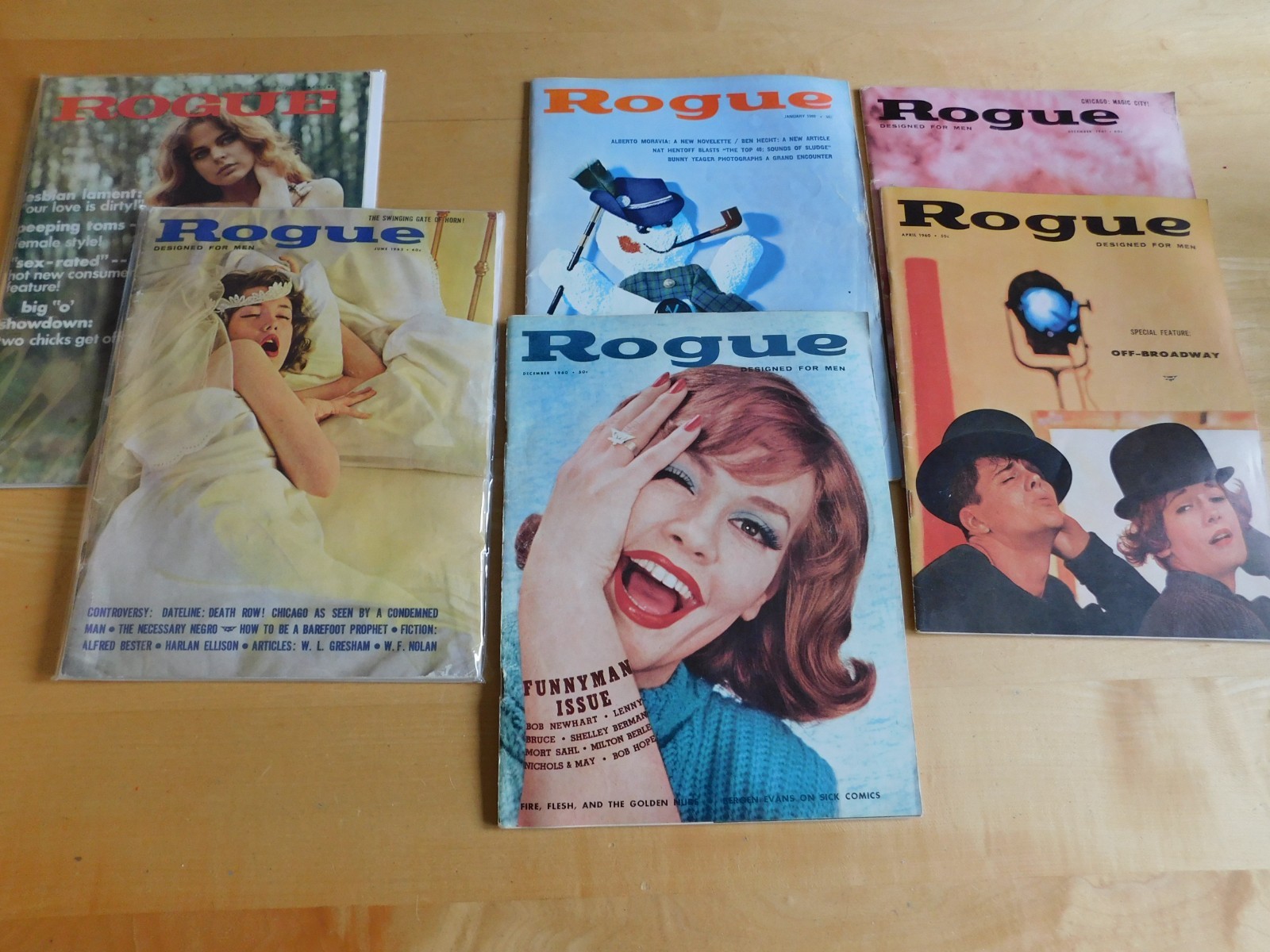 VINTAGE ROGUE MAGAZINE LOT OF 6 | eBay
