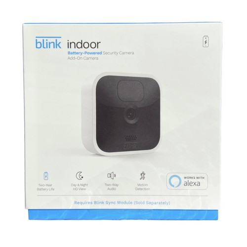 Blink Indoor Camera 3rd Gen Wireless 1080p with Batteries and Mount Kit ...