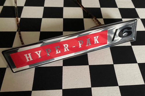 For Mopar Slant Six - "HYPER-PAK" Valve Cover Emblem, Decal | eBay