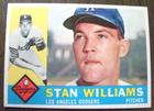 1960 TOPPS BASEBALL CARD #278 STAN WILLIAMS set break MINT 99 CENT SHPG ...