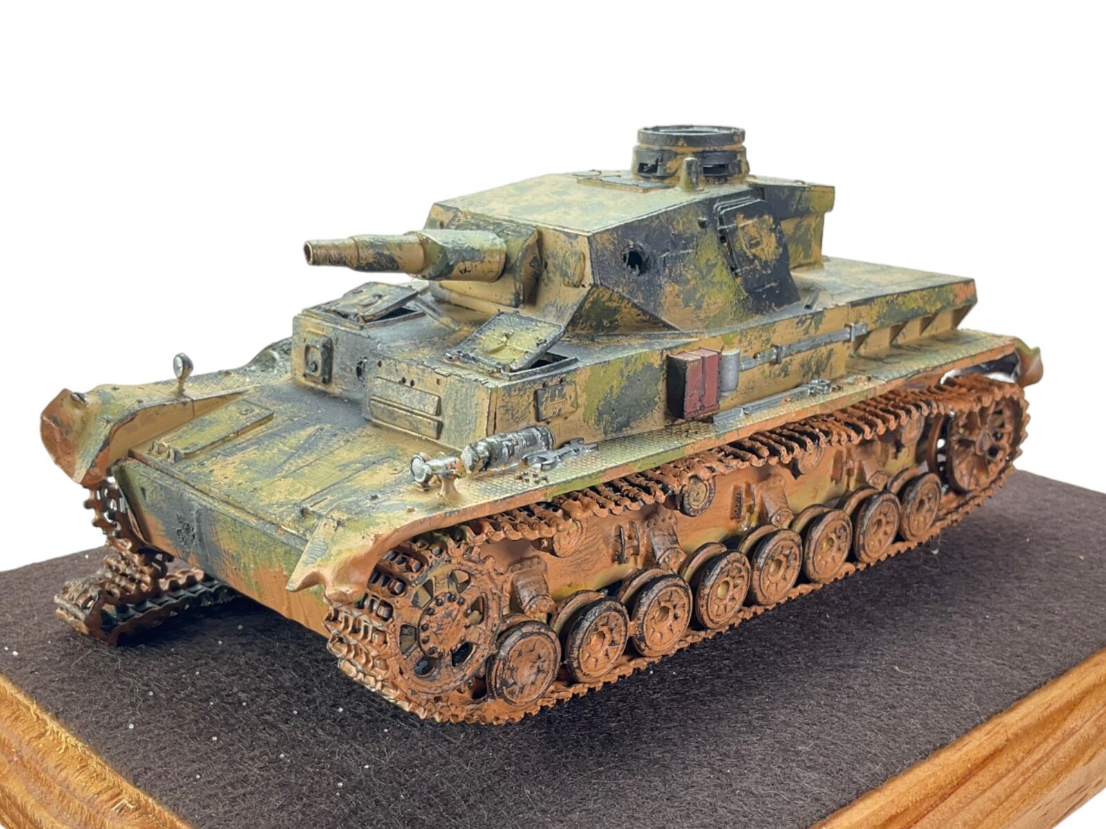 Pro Built German Tank Panzerkampfwagen IV Ausf. CUSTOM DESTROYED ♤50 | eBay