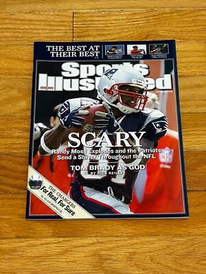 9/17/07 NEW NEWSSTAND Sports Illustrated Randy Moss New England ...