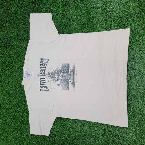 Vintage 1995 Funny Lawn Ranger Shirt XL 23x28 Crop USA | eBay